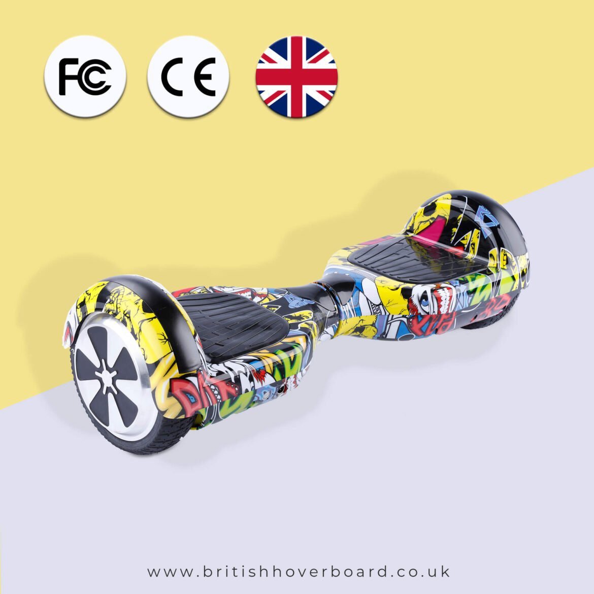 Fire & Ice 6.5 Bluetooth Hoverboard - British Hoverboards